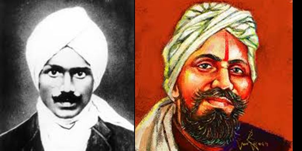 Mahakavi Subramania Bharati: Tamil poet, writer and freedom fighter.